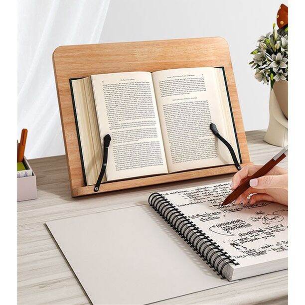 Adjustable Portable Wooden Reading Stand Book Holder Support Document ...