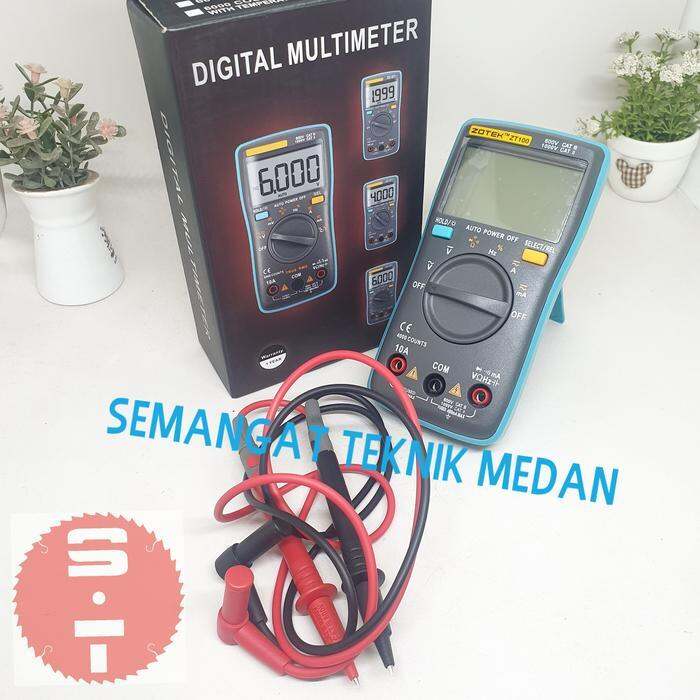 ZT100 DIGITAL MULTIMETER MULTITESTER AVOMETER LCD DISPLAY ZOTEK ZT 100 ...