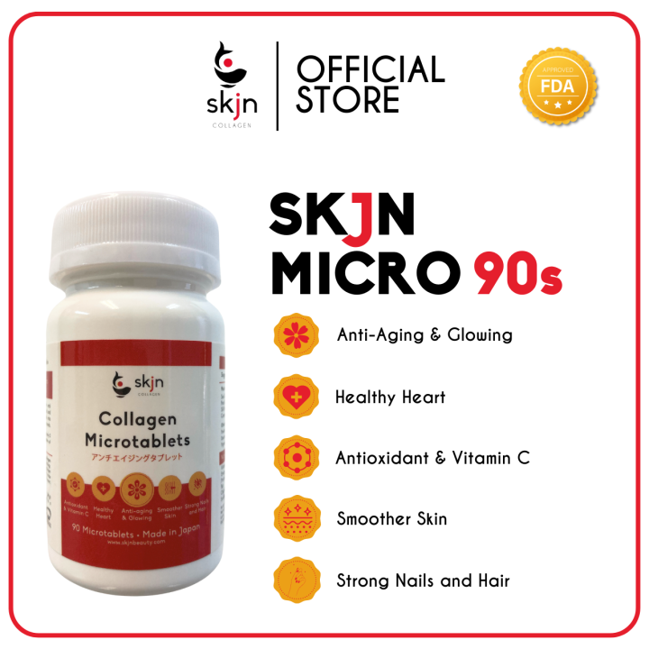 SKJN Collagen Micro 90 TABLETS Duma Bottle, Made in Japan. For ...