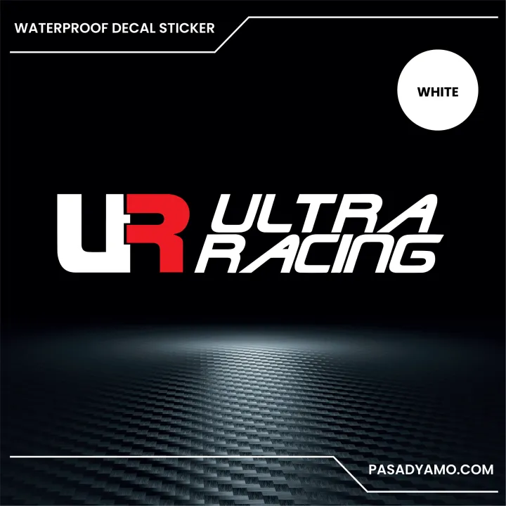 Ultra Racing Logo Waterproof Decal Sticker for Bicycles Helmets Laptops ...