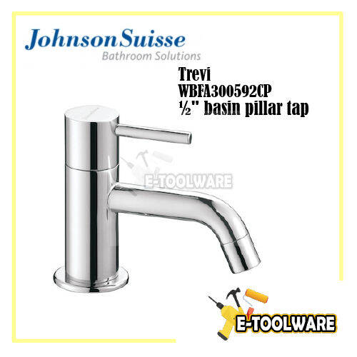 Johnson Suisse Trevi ½" Basin Pillar Tap - WBFA300592CP | Lazada
