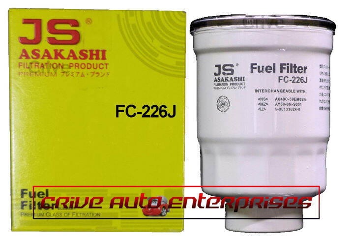 GENUINE JS FC-226J Fuel Filter for Nissan Patrol, Safari, Serena, Urvan (FC226J, Vic FC-226 ...