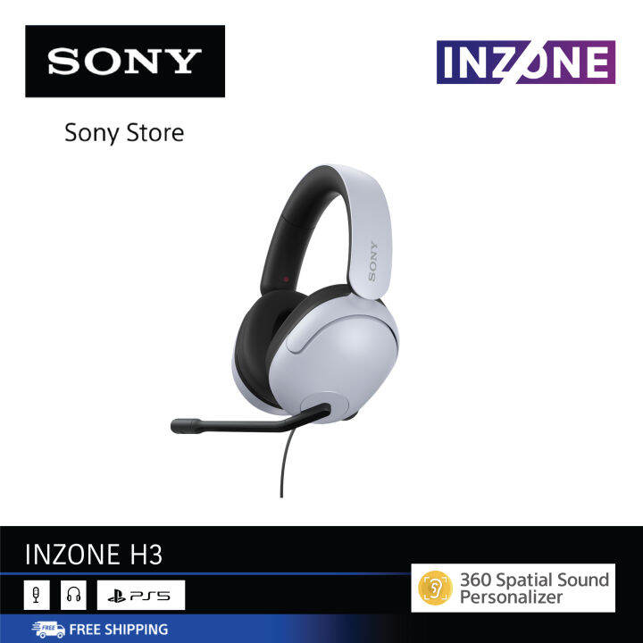 Sony INZONE H3 หูฟังแบบมีสายสำหรับเล่นเกม MDR-G300 | Lazada.co.th