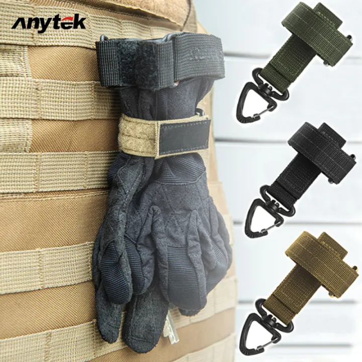 ANYTEK Sarung Tangan Nilon, Klip Keamanan Multiguna, Tali Panjat Anti ...