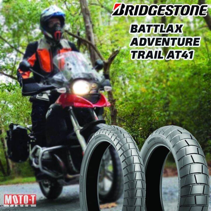 Bridgestone Battlax AT41 ยางมอเตอร์ไซค์ Adventure / Suzuki V-Strom ...