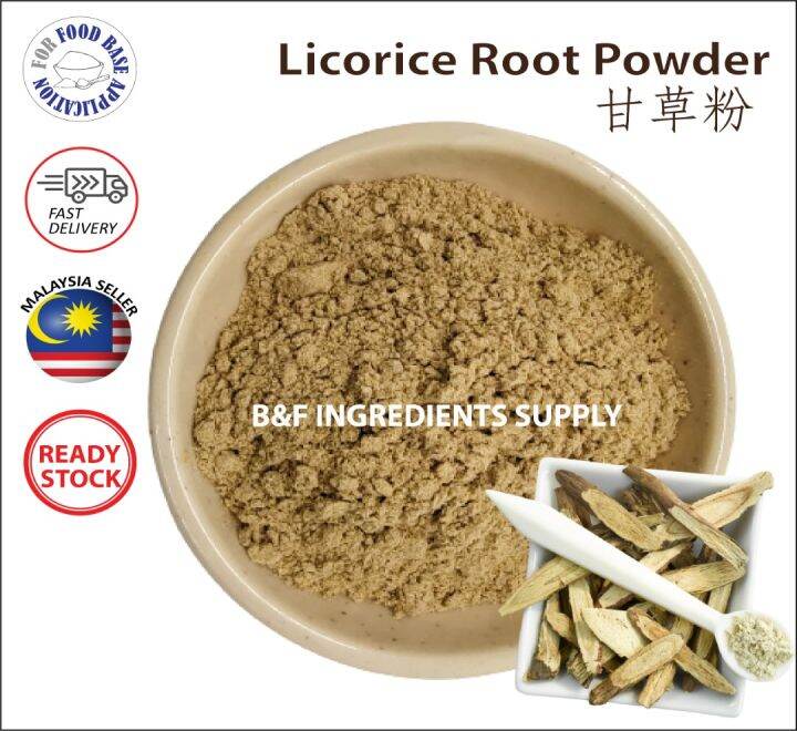 Licorice Root Powder 甘草粉 - Serbuk Akar Manis Food Grade Liquorice ...
