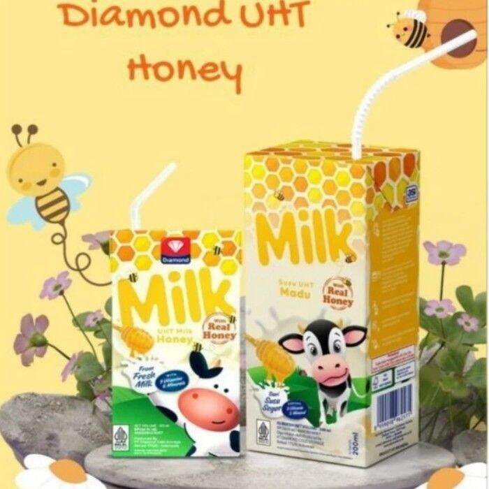 Diamond Milk UHT Madu Honey 200ml | Lazada Indonesia