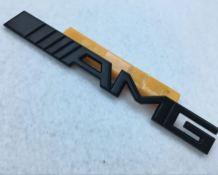 AMG Logo Car Rear Trunk Emblem Badge Car sticker For Benz AMG W203 W205 ...