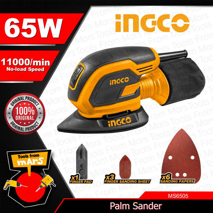INGCO Electric Palm Sander Sheet Finish Sander Sanding Machine Finish ...