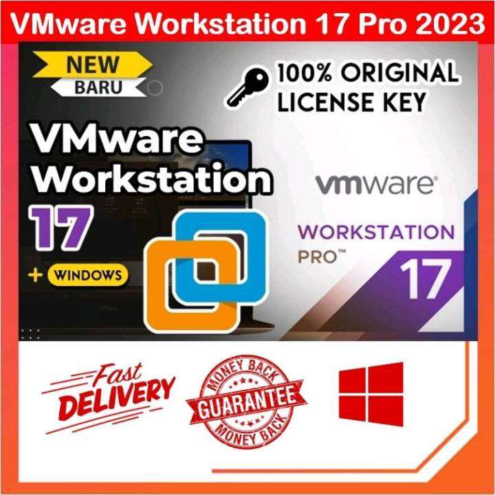 VMware Workstation 17 Pro 2023 | License Lifetime For Windows | Full Version [ Sent email only ...