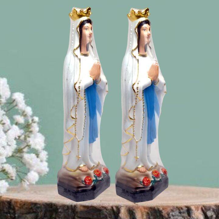 Patung Bunda Maria Fatima 40 cm/Patung Bunda Maria Mahkota/Patung ...