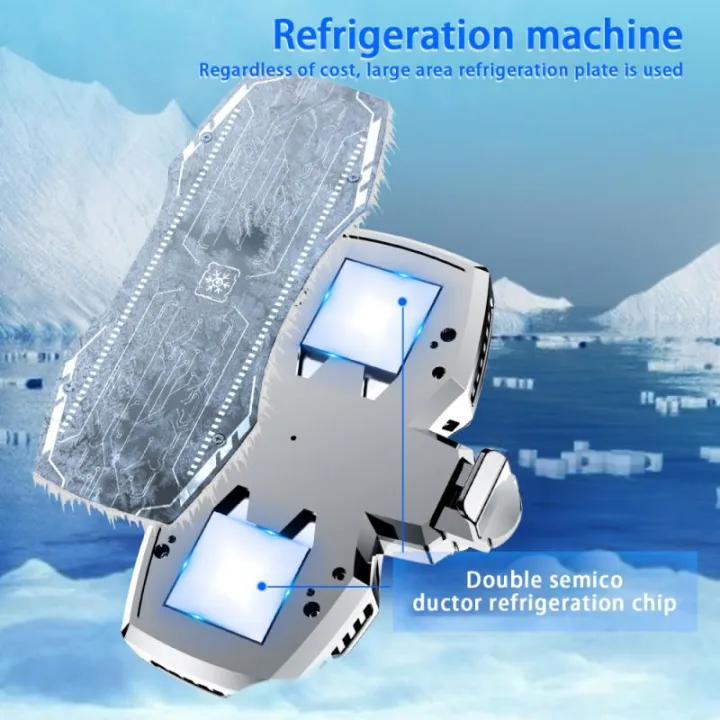 Universal Mobile Phone Radiator Dual Cooling Fan Phone Cooler ...