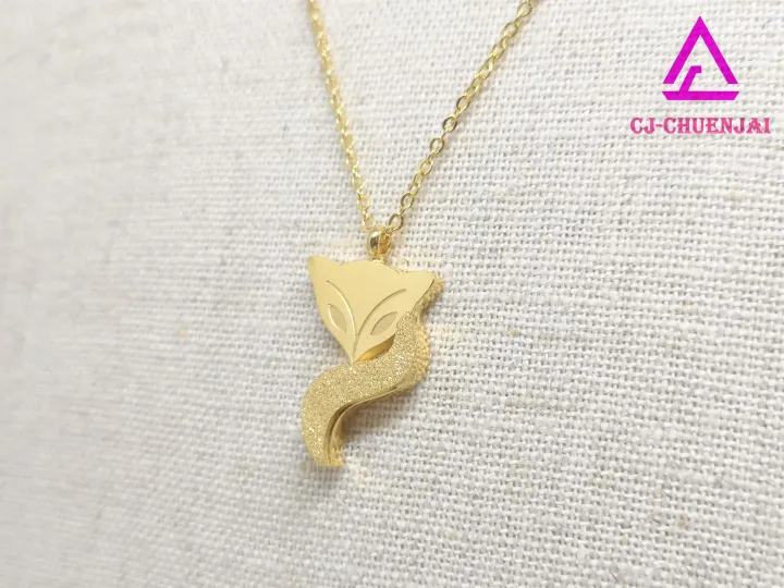 CJ Jewelry สร้อยคอแฟชั่นพร้อมจี้ สแตนเลสแท้ รหัส NG19 | Lazada.co.th