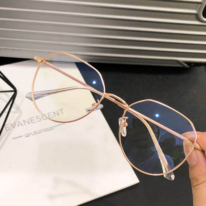 Fashion Anti Asul Na Ilaw Baso Bilog Na Frame Proteksyon Sa Radiation ...