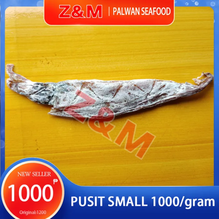 PUSIT SMALL 1000gram dry fish palawan seafood dried fish pusit small ...
