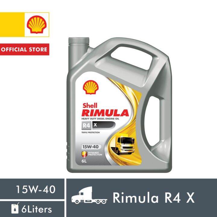 6Liters 15W-40 X R4 Rimula Shell | Lazada PH