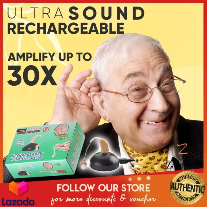 LOUD & CLEAR RECHARGEABLE Hearing Aid Rechargeable Original, Ear ...