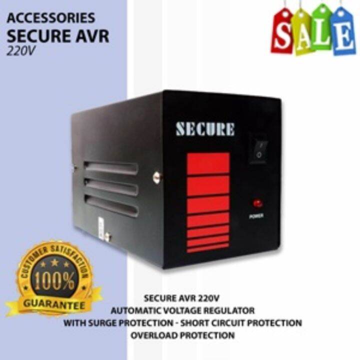 SECURE AVR 220V WITH SURGE AND SHORT CIRCUIT PROTECTION OVERLOAD PROTECTION | Lazada PH