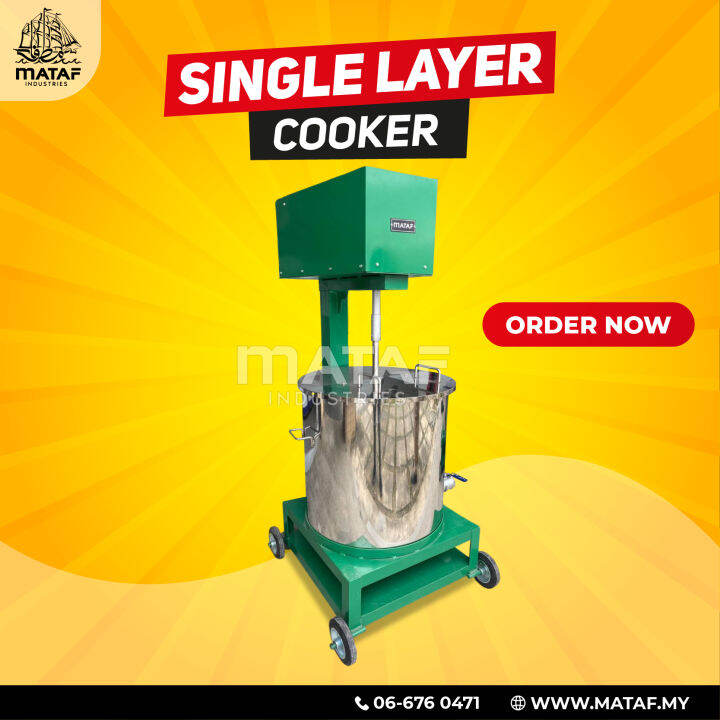MATAF Mesin Single Layer Cooker (150L) | Lazada