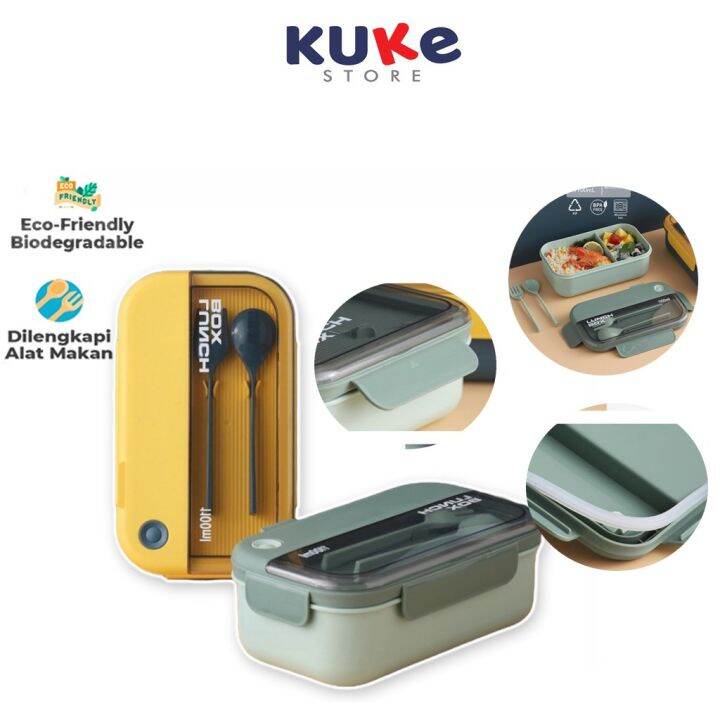 KUKE Lunch Box Transparant Tempat Makan YAKADA 1100ML Kotak Makan Bento ... KUKE Lunch Box Transparant Tempat Makan YAKADA 1100ML Kotak Makan Bento ...