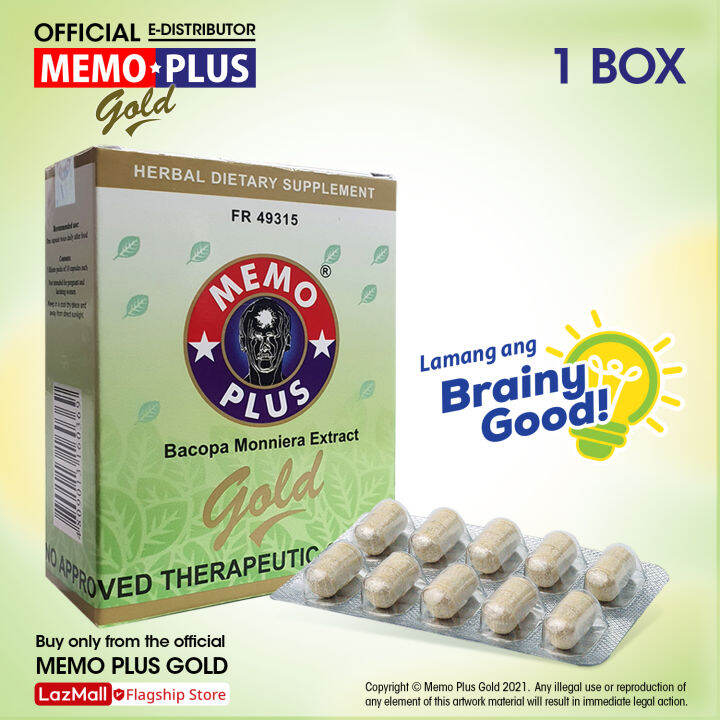 Memo Plus Gold 30's | Lazada PH