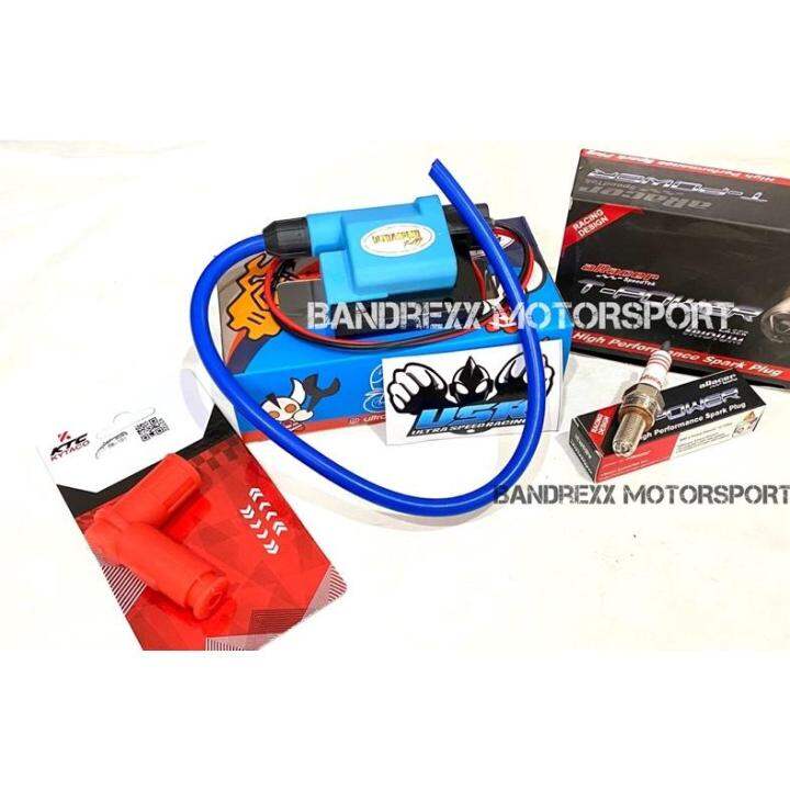Koil Ultra Speed Racing+Busi Aracer Laser Iridium Nmax-Aerox 155-R15 ...