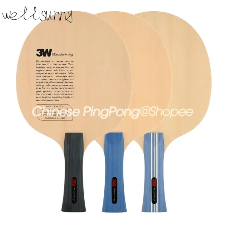 Original SANWEI 3W Table Tennis Racket (Random Handle Color, Without ...