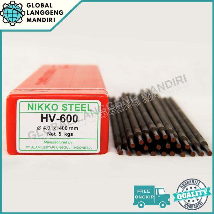 KAWAT LAS HV 600 4.0MM NIKKO STEEL (5KG)/ HV600 4.0 KAWAT LAS LISTRIK | Lazada Indonesia