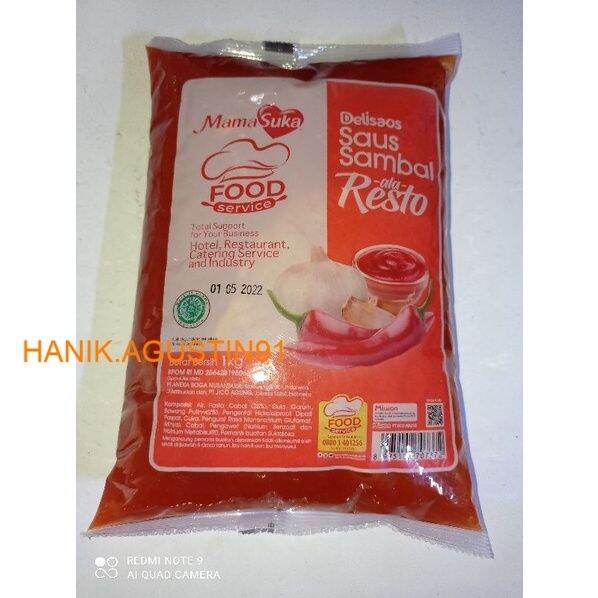 Mama Suka MamaSuka Delisaos Saus Sambal Ala Resto 1kg / Saus Sambal ...