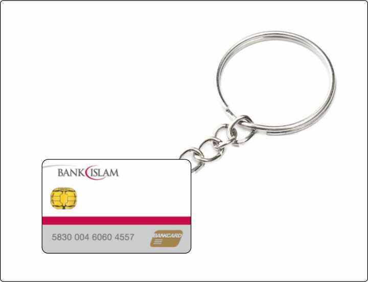 bank islam atm debitcard keychain 2d | Lazada