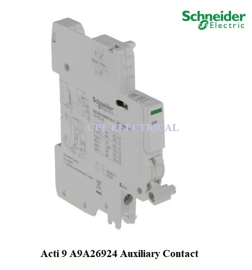 Schneider Electric Acti 9 A9A26924 1NO 1NC Auxiliary Contact for iC60 ...