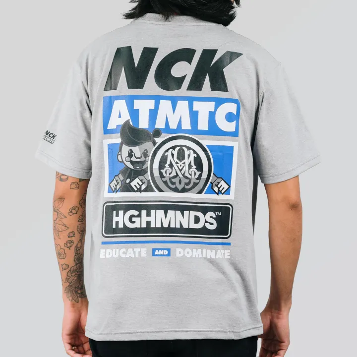 Nick Automatic x Highminds The Seal Heather Grey Official Collab T-Shirt | Lazada PH