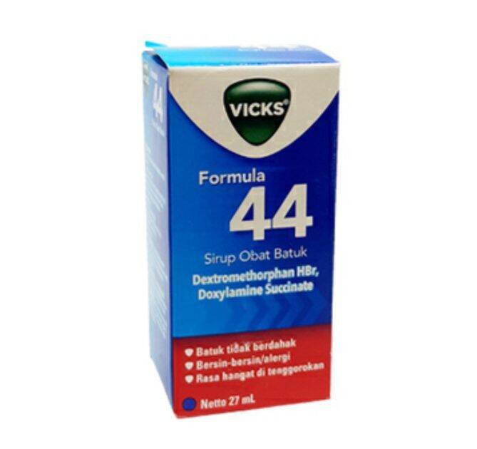 Vicks Formula 44 Dewasa 27 Ml - Meredakan Batuk, Radang Tenggorokan ...