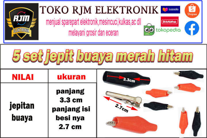 5 set jepit buaya | Lazada Indonesia