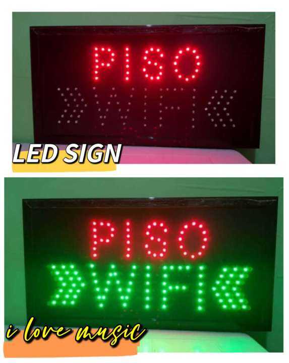 PISO WIFI LED SIGNAGE LED light (tested before ship out) | Lazada PH