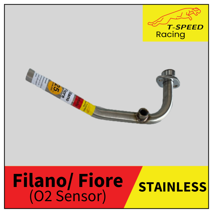 คอท่อ Yamaha Filano/ Fiore (O2 Sensor) สแตนเลส 🔩 Stainless steel แท้ ...