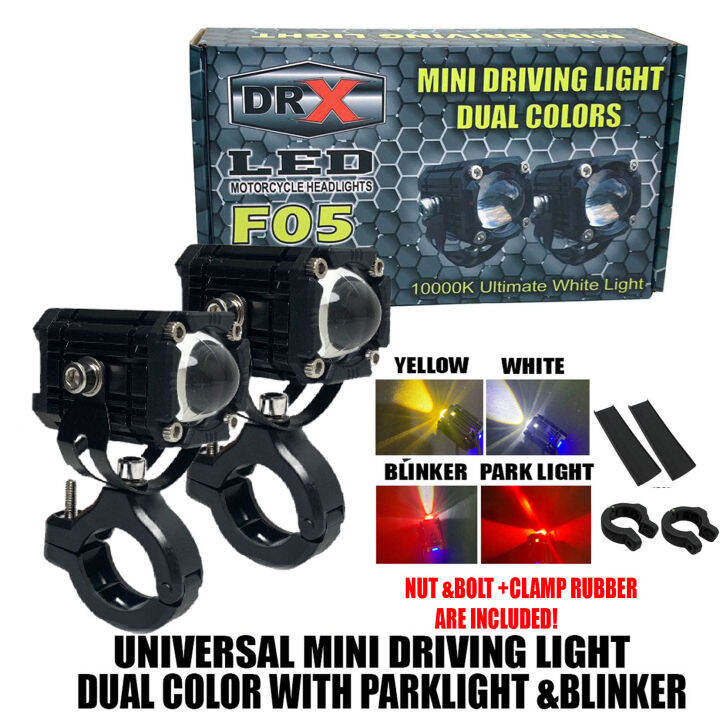 FO5/FO7/FO8/FO9 DRX GOOD QUALITY MINI DRIVING LIGHT DUAL COLOR W/PARK ...