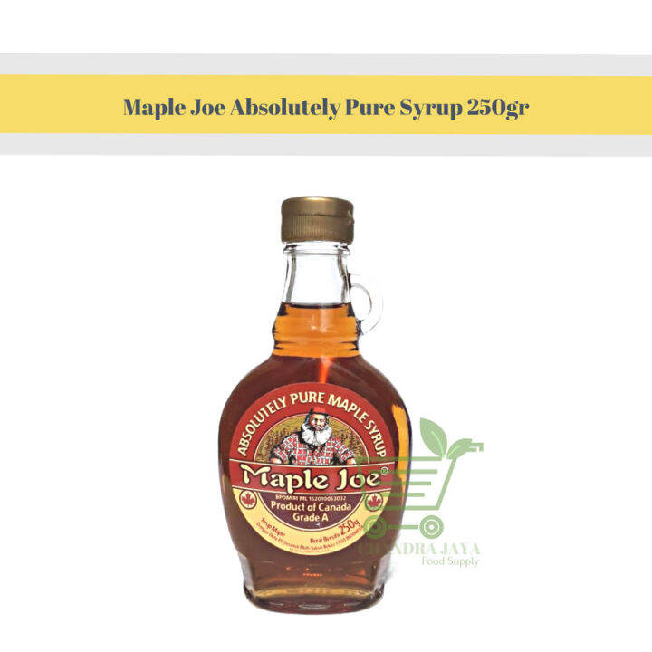 Maple Joe Absolutely Pure Syrup 250gr - Sirup Mapel | Lazada Indonesia