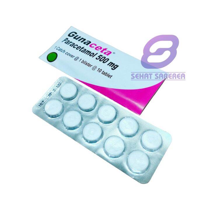 Gunaceta 500 mg 10 Kaplet Meredakan rasa sakit | Lazada Indonesia