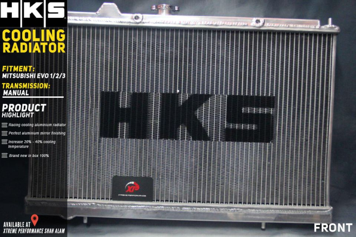 RADIATOR SPORT HKS PROTON MITSUBISHI EVO 123 MT | Lazada
