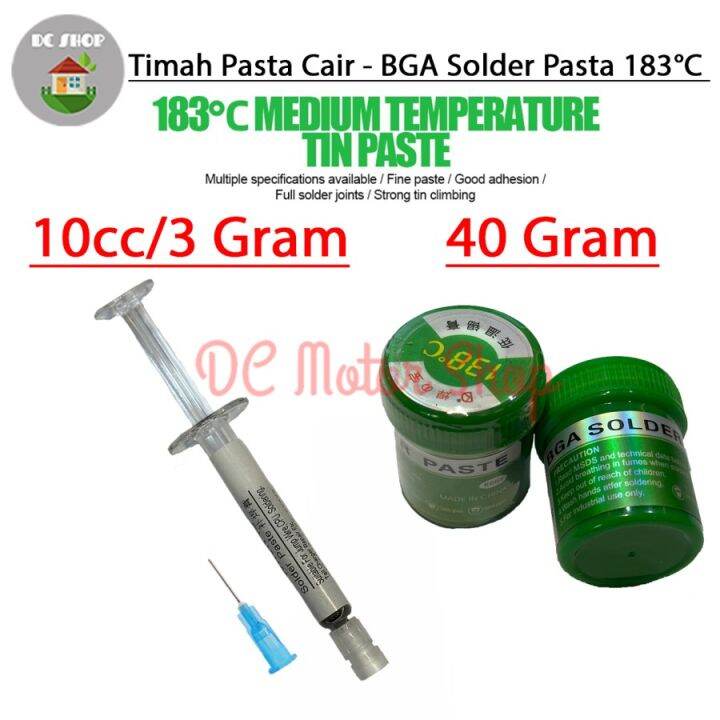 TIMAH PASTA - TIMAH CAIR - TIMAH SOLDER PASTA UNTUK MENCETAK KAKI IC ...