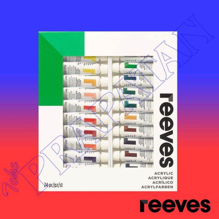 Cat Akrilik Reeves / Acrylic Paint set 24 warna | Lazada Indonesia