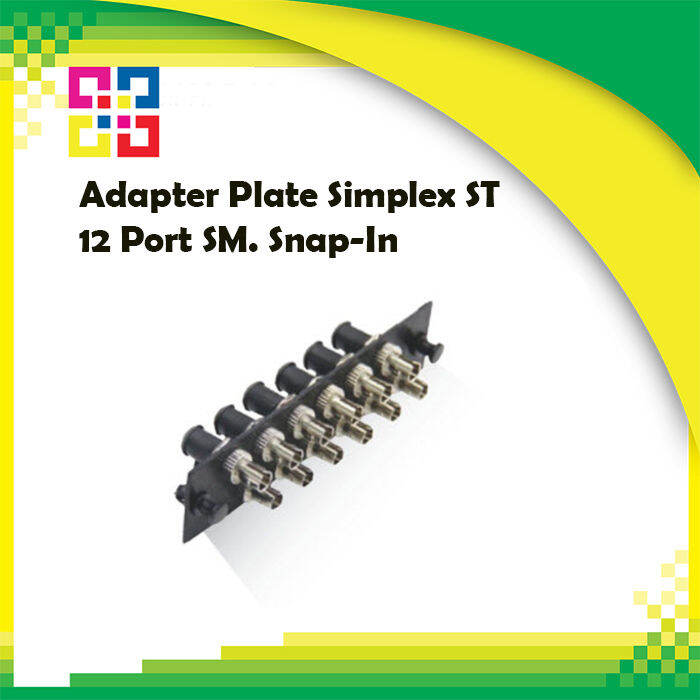 ยี่ห้อ AMP-Connect Adapter Plate Simplex ST 12 Port SM. Snap-In ...