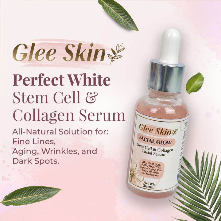 Glee Skin Facial Glow Stem Cell and Collagen. All Natural Solution for ...
