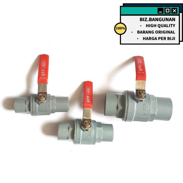 BALL VALVE PVC 1/2 INCH GAGANG STAINLESS - BALLVALVE STOP KRAN | Lazada Indonesia