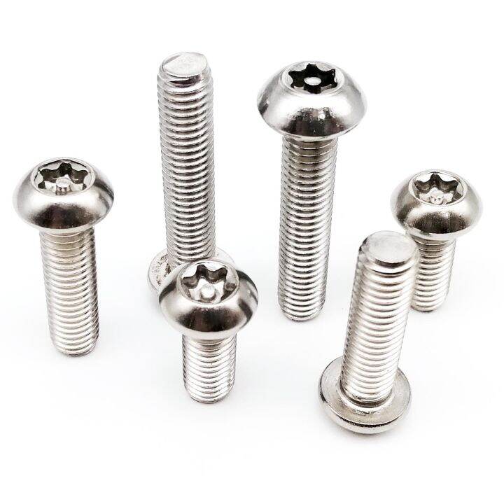 M3 M4 M5 M6 M8 M10 M12 304 Stainless Steel Six Lobe Torx Button Round