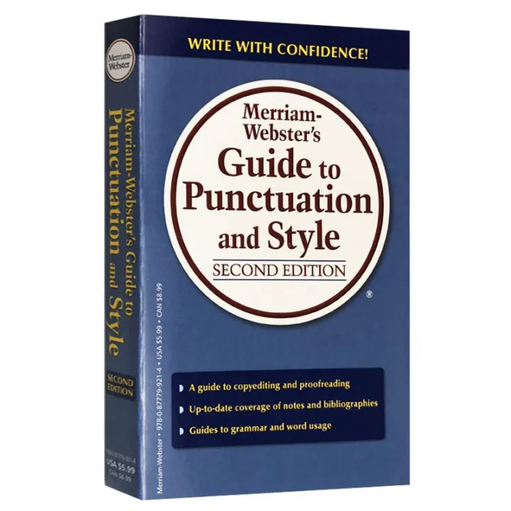 Webster Punctuation usage Style Guide original English Merriam Webster ...