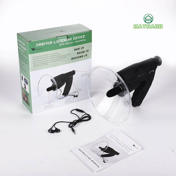 Parabolic Microphone Bionic Ear for Range Listening Device, Bird ...