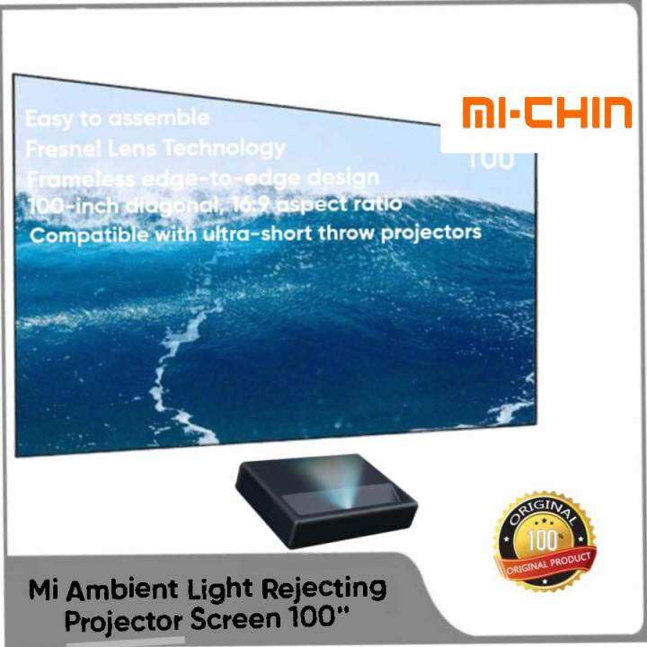 Mi Ambient light Rejecting projector screen 100'' Layar Proyektor ...