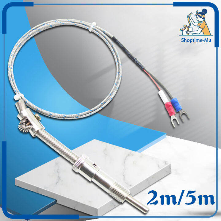 2/5m Thermocouple Termokopel Sensor Type K 0-1000 Derajat M6 Thread ...